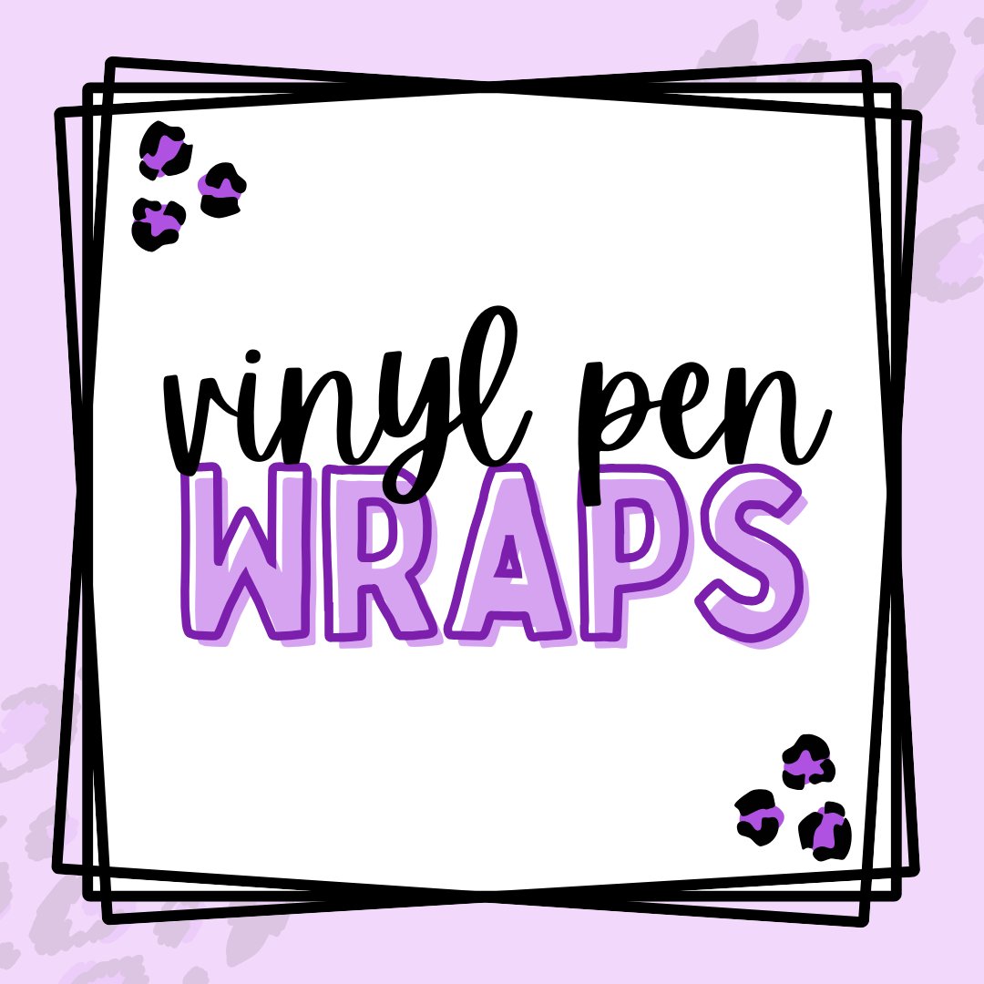 Vinyl Pen Wraps – The Crafted Wings