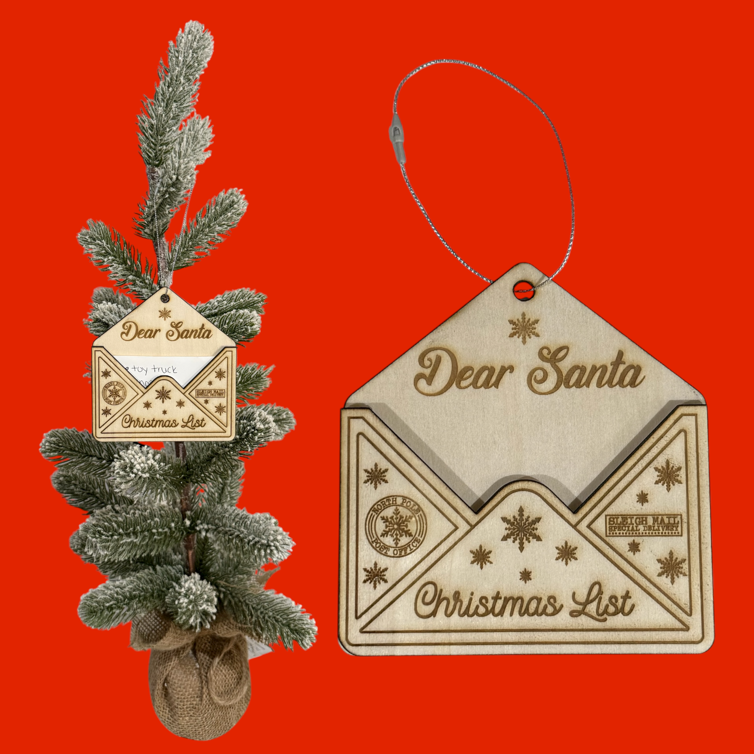 Christmas List Holder – The Crafted Wings