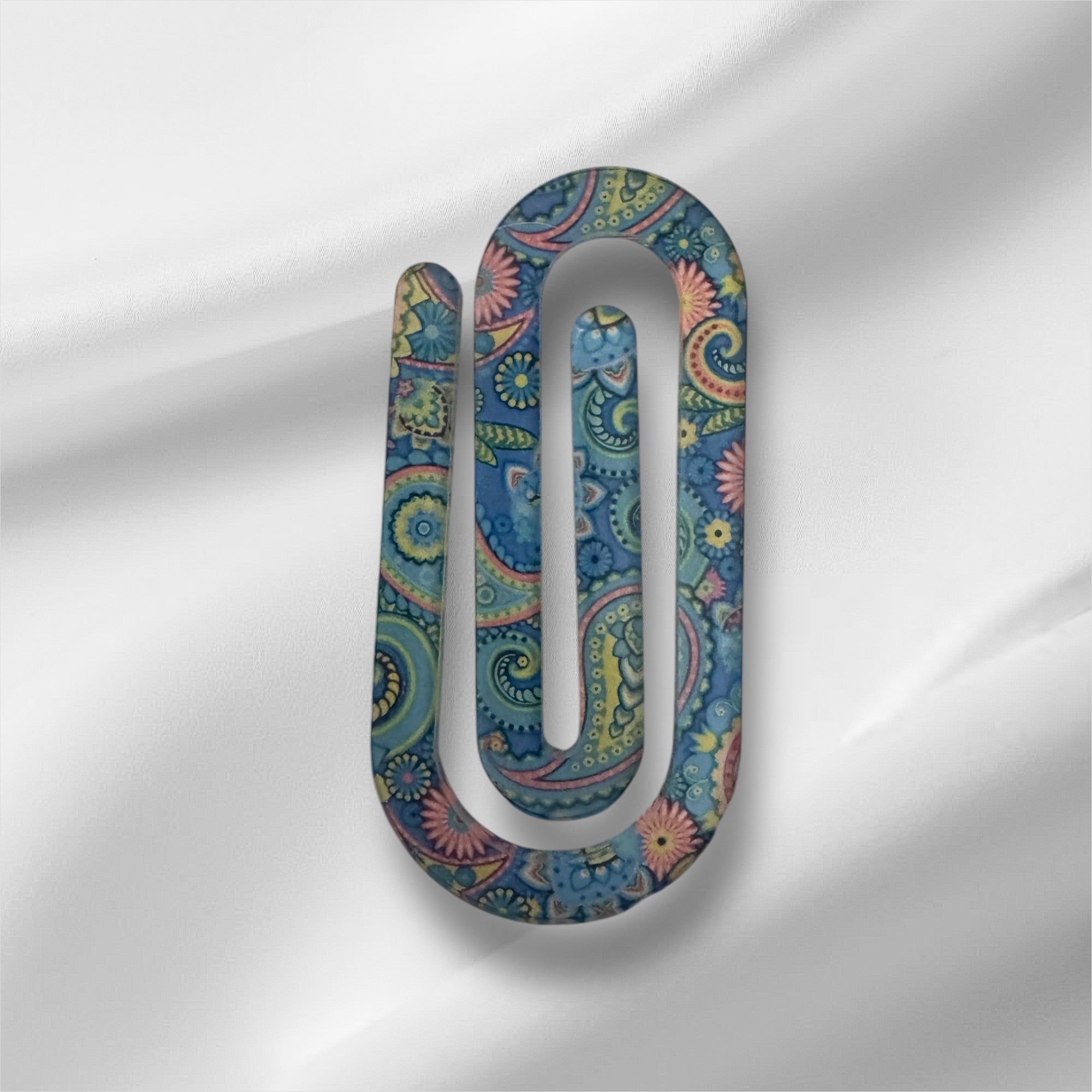 Paisley Jumbo Paperclip – The Crafted Wings